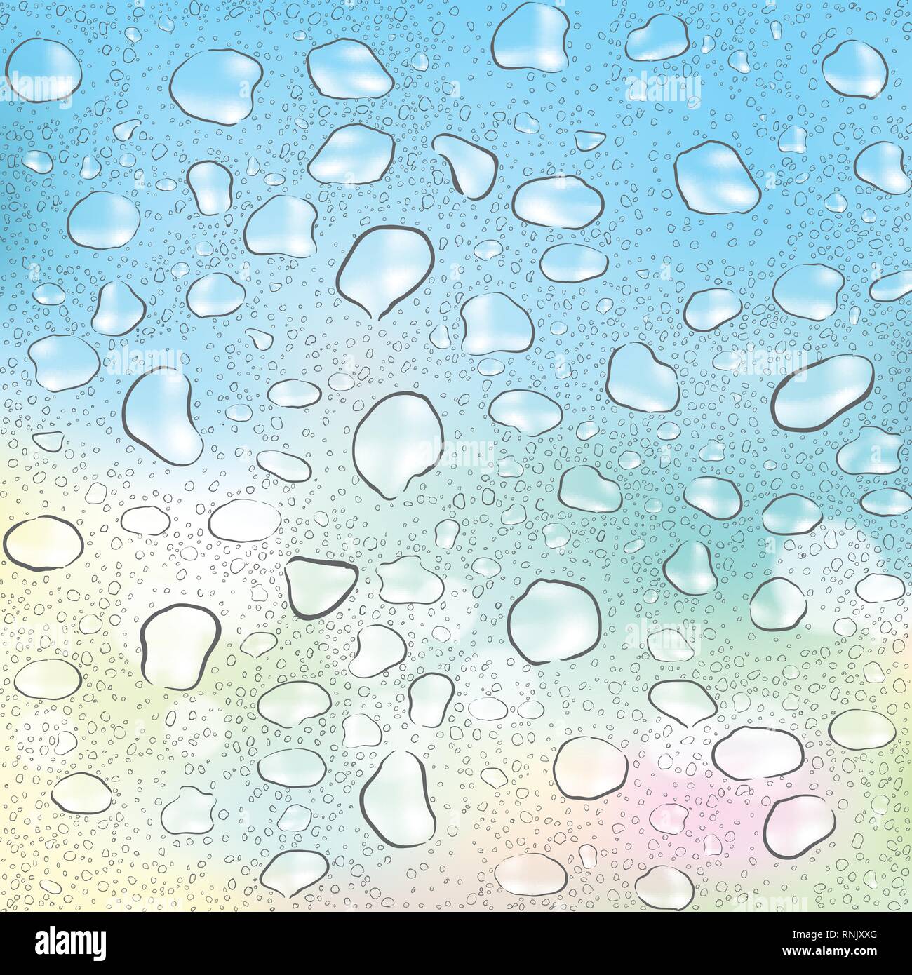 Water drop on blur background Stock Vector Image & Art - Alamy