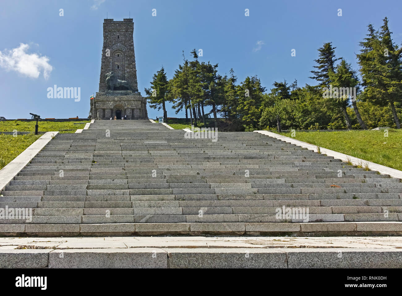 SHIPKA, BULGARIA - JULY 6, 2018: Monument to Liberty Shipka and Balkan ...