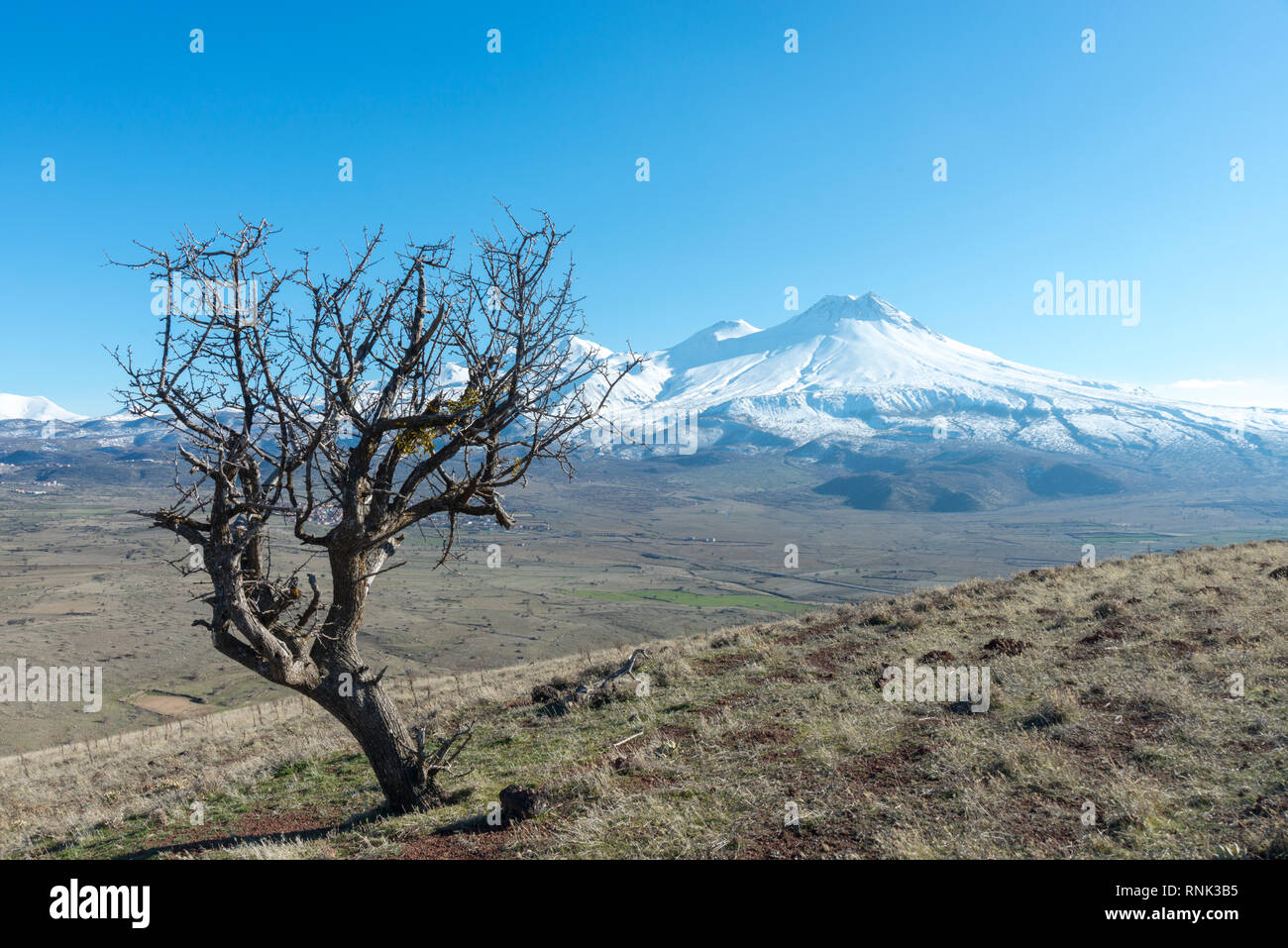 The mt.Hasan Dagi in Helvadere prefecture of Aksaray province Turkey ...