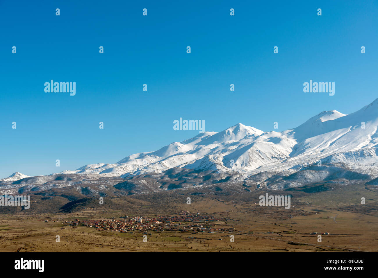 The mt.Hasan Dagi in Helvadere prefecture of Aksaray province Turkey ...