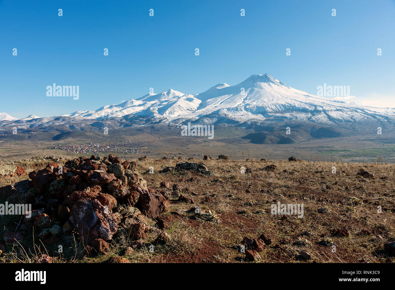 The mt.Hasan Dagi in Helvadere prefecture of Aksaray province Turkey ...