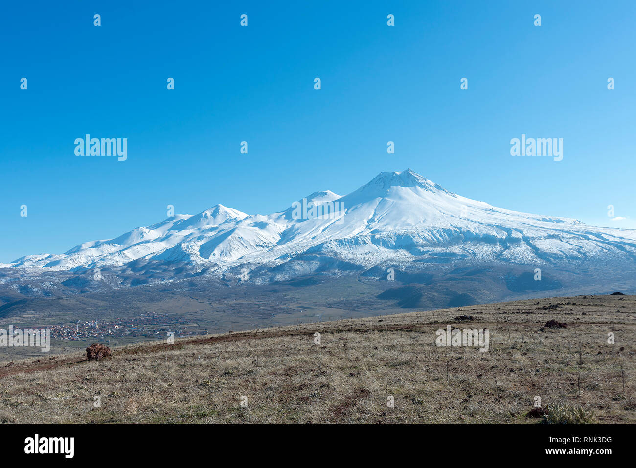 The mt.Hasan Dagi in Helvadere prefecture of Aksaray province Turkey ...