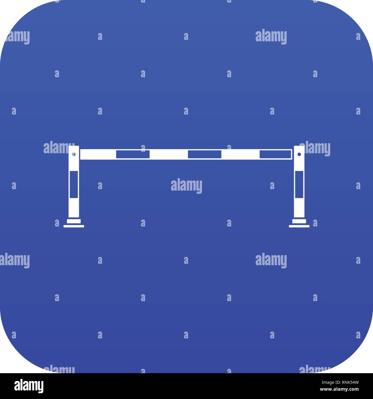 Blue and white barricade Stock Vector Images - Alamy