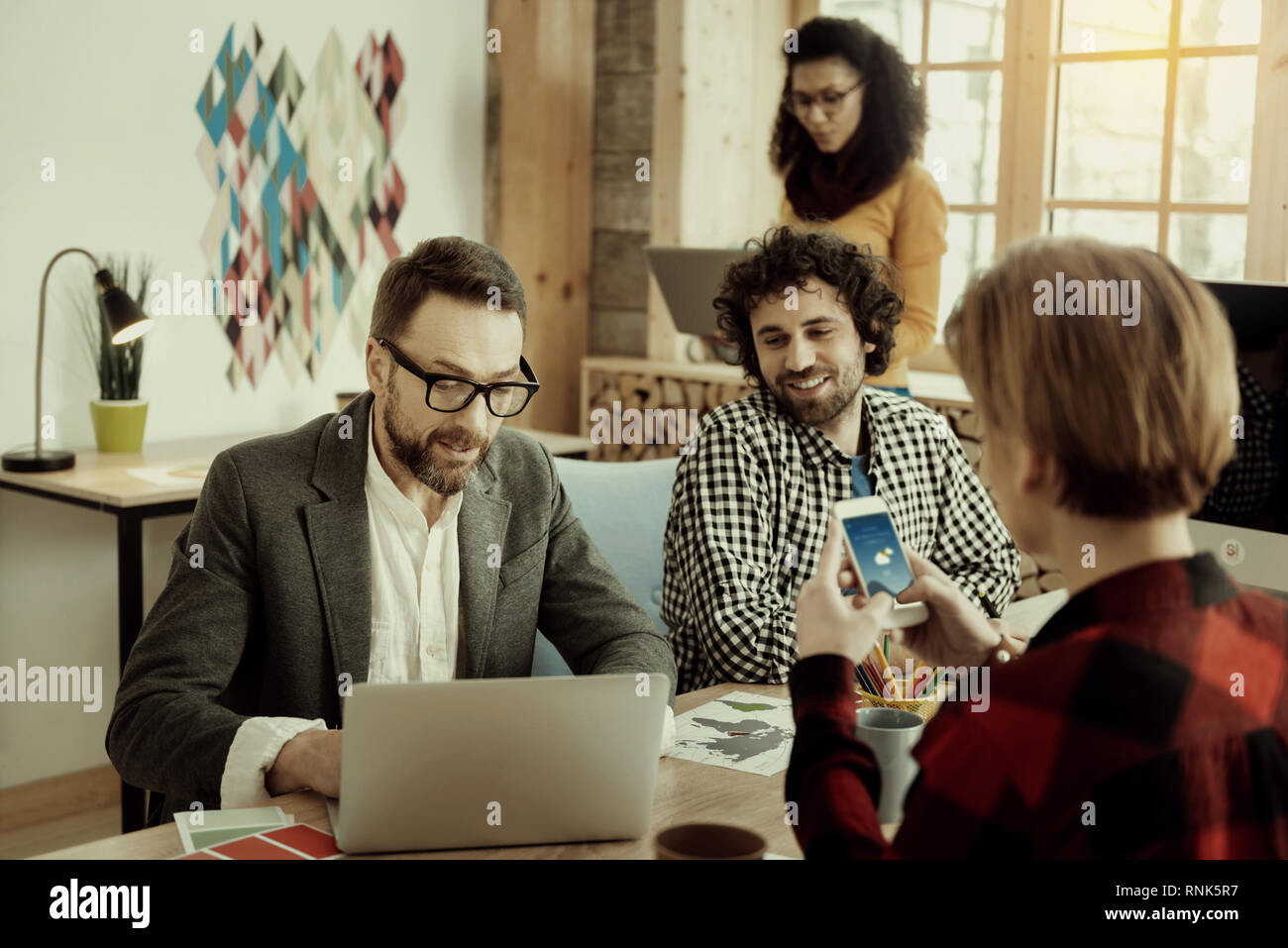 Nice office team hi-res stock photography and images - Alamy