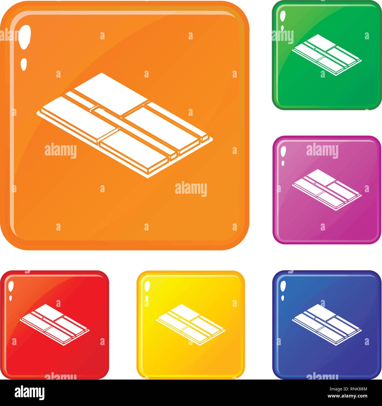 Floor tiles icons set vector color Stock Vector Image & Art - Alamy