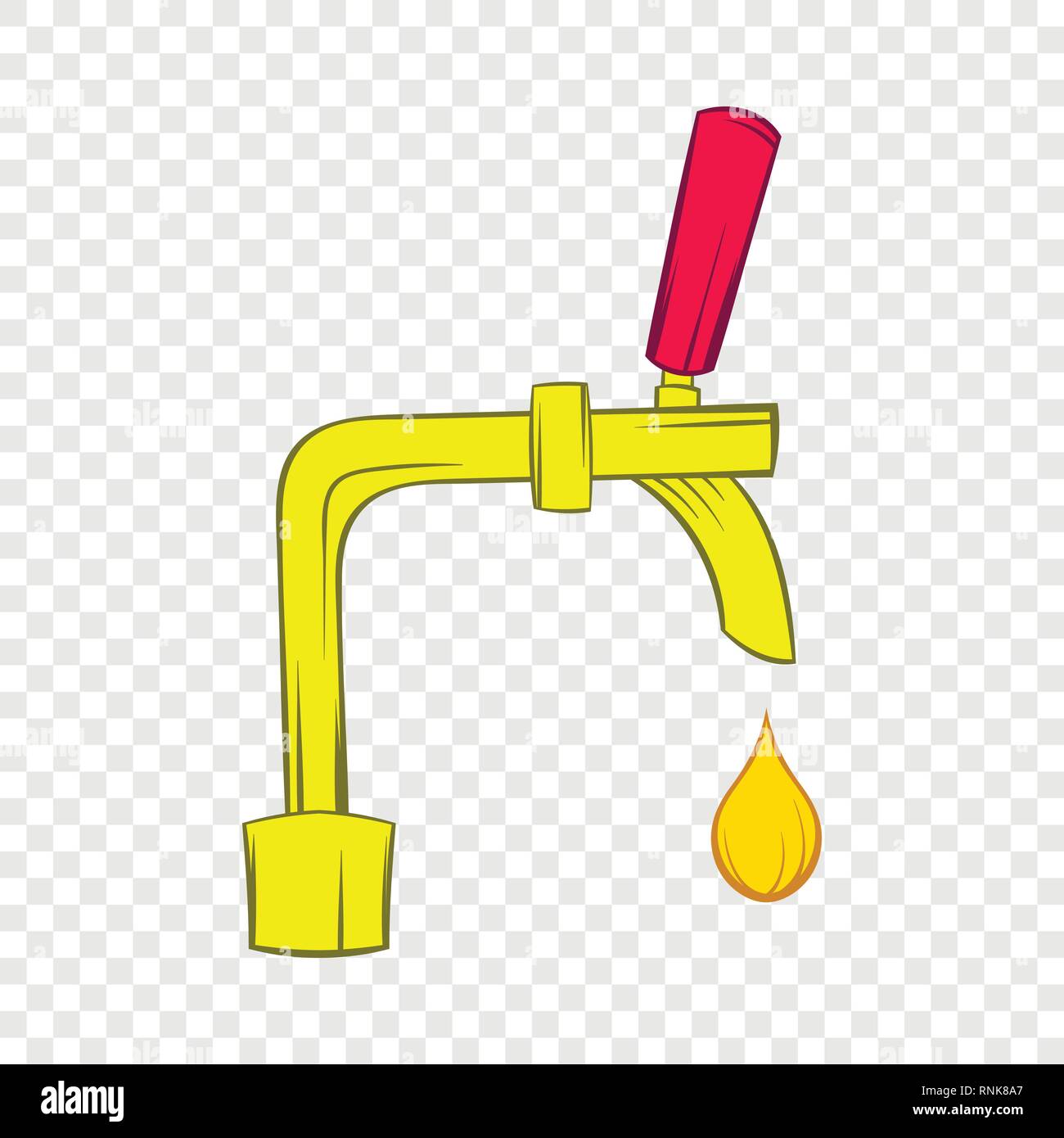 Beer tap icon, cartoon style Stock Vector Image & Art - Alamy