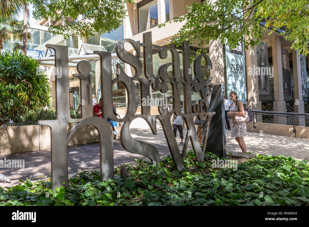 State library of New South Wales NSW on Macquarie street in Sydney city ...