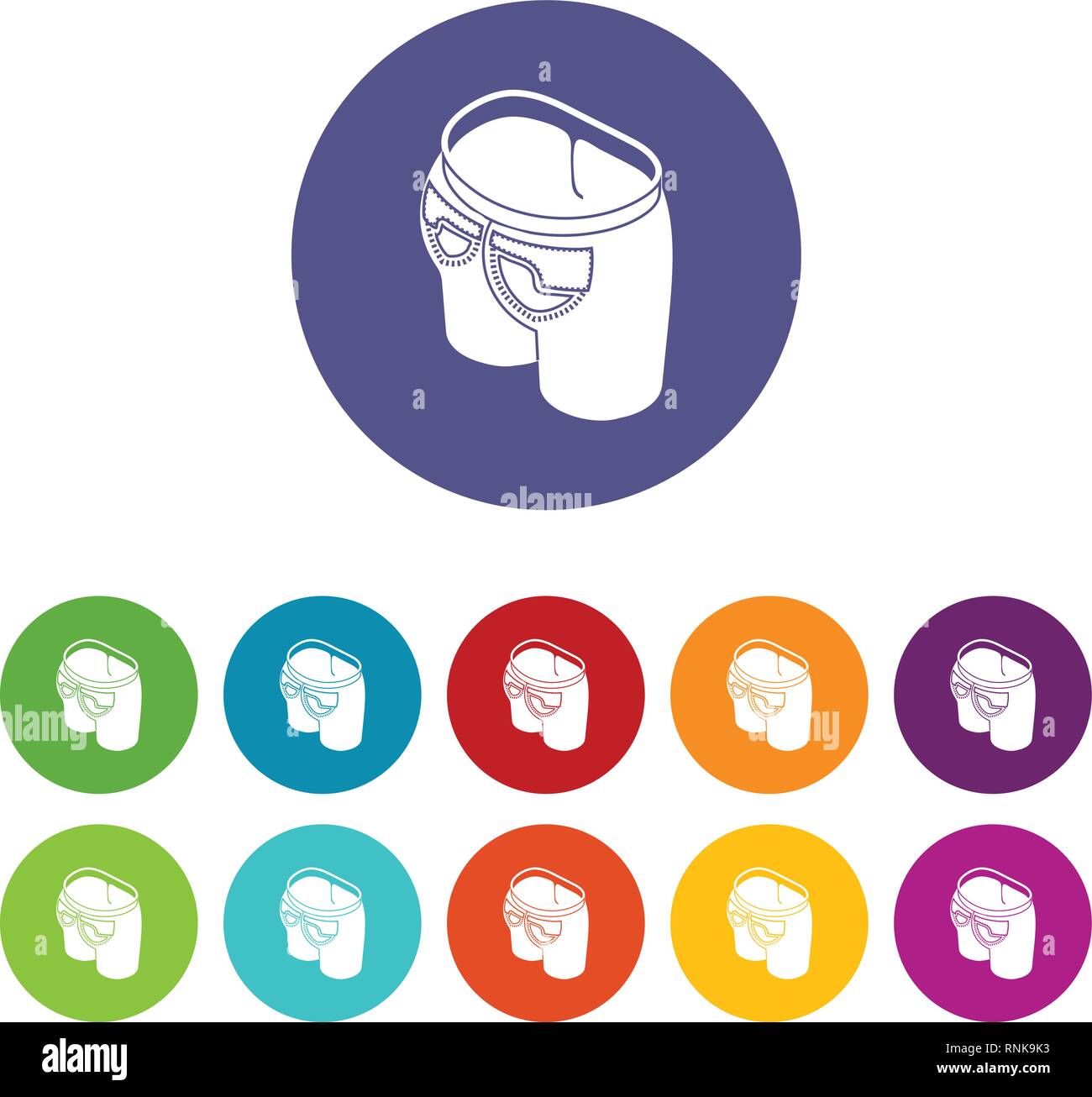 Modern back pocket icons set vector color Stock Vector Image & Art - Alamy