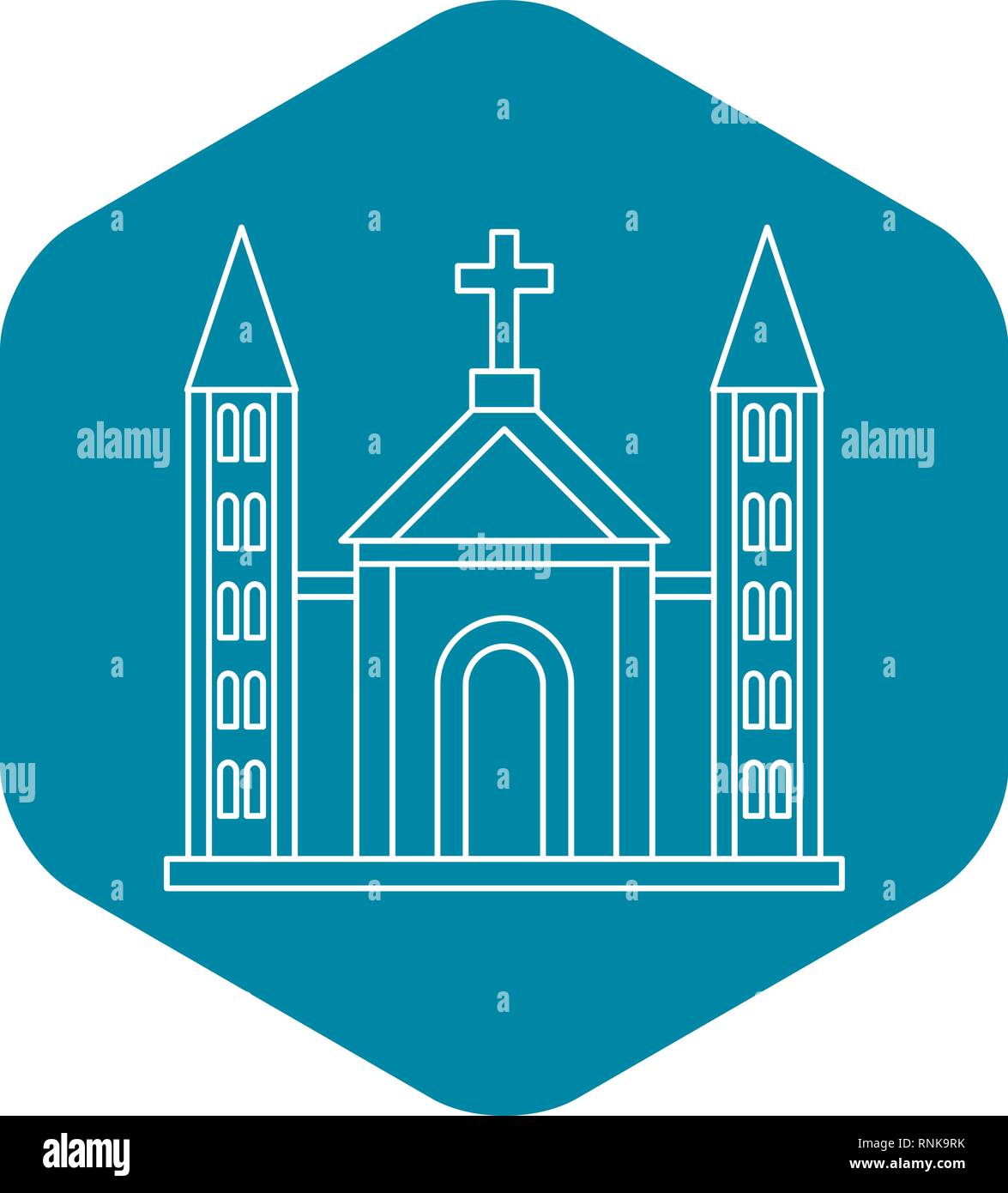 Catholic church building icon, outline style Stock Vector Image & Art ... Catholic church building icon, outline style Stock Vector Image & Art ...