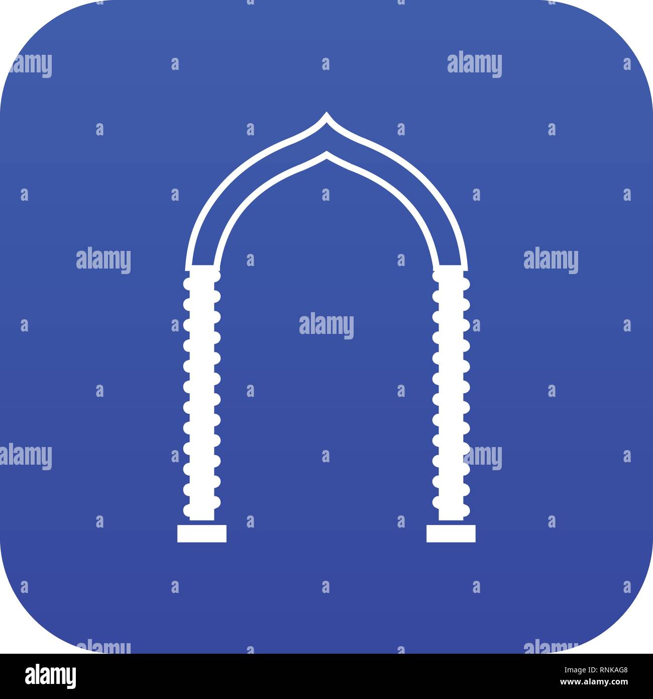 Arch icon digital blue Stock Vector Image & Art - Alamy