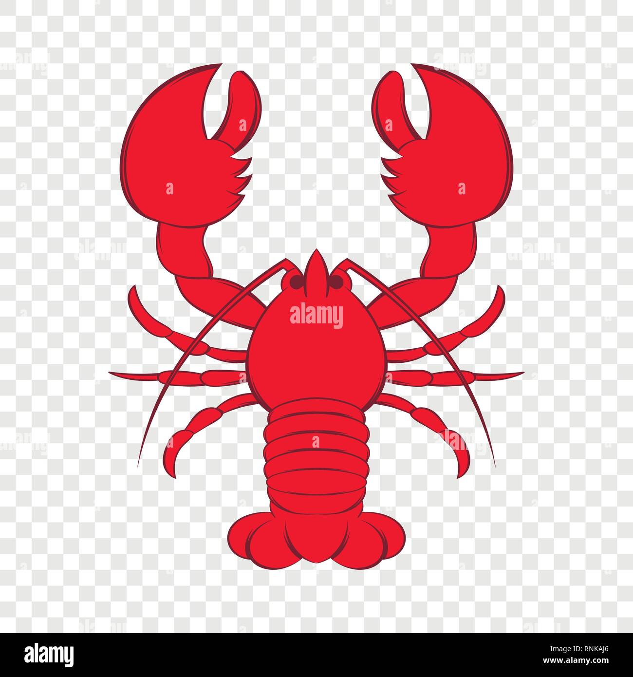 Crayfish icon in cartoon style Stock Vector Image & Art - Alamy
