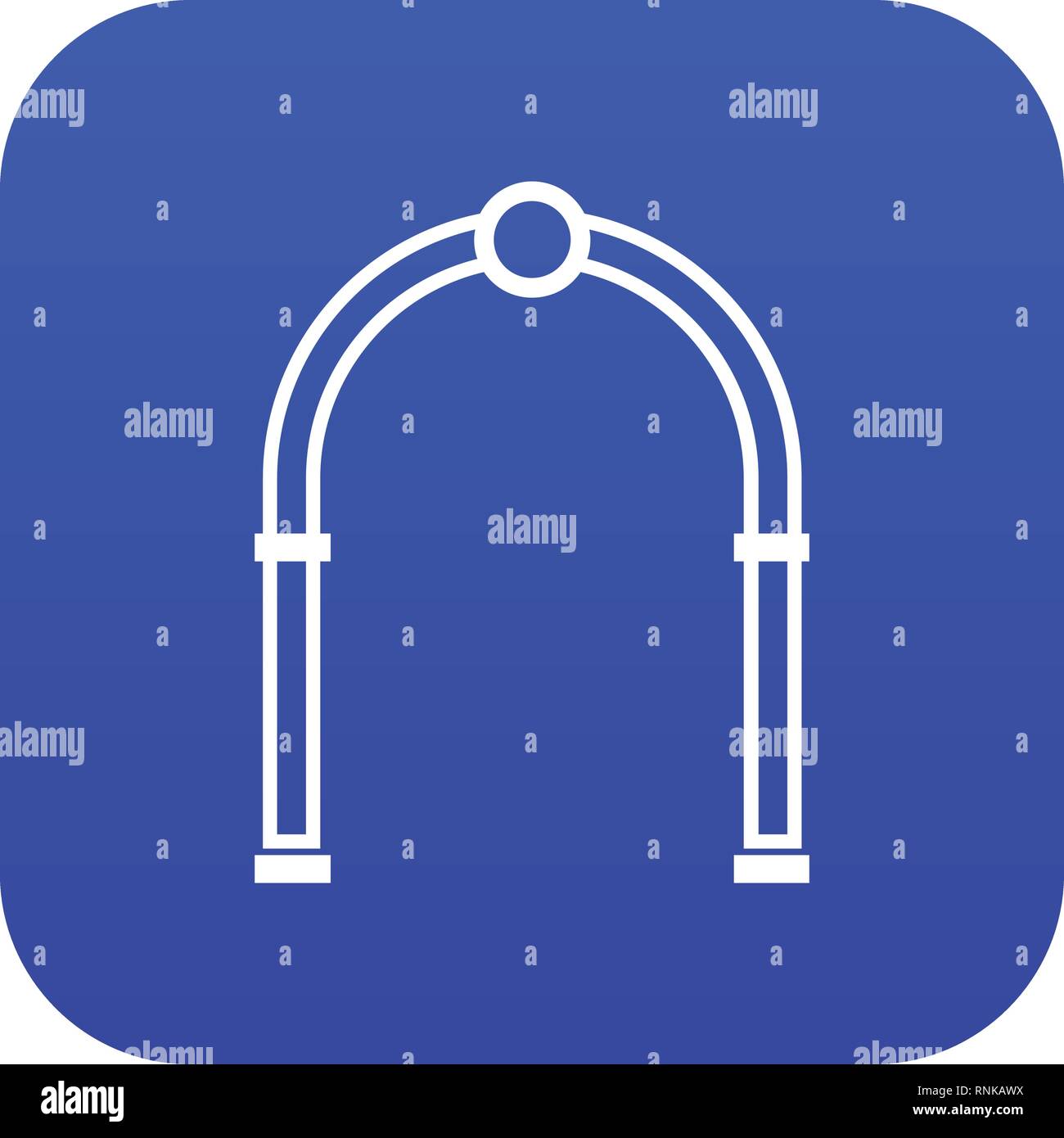 Arch icon digital blue Stock Vector Image & Art - Alamy
