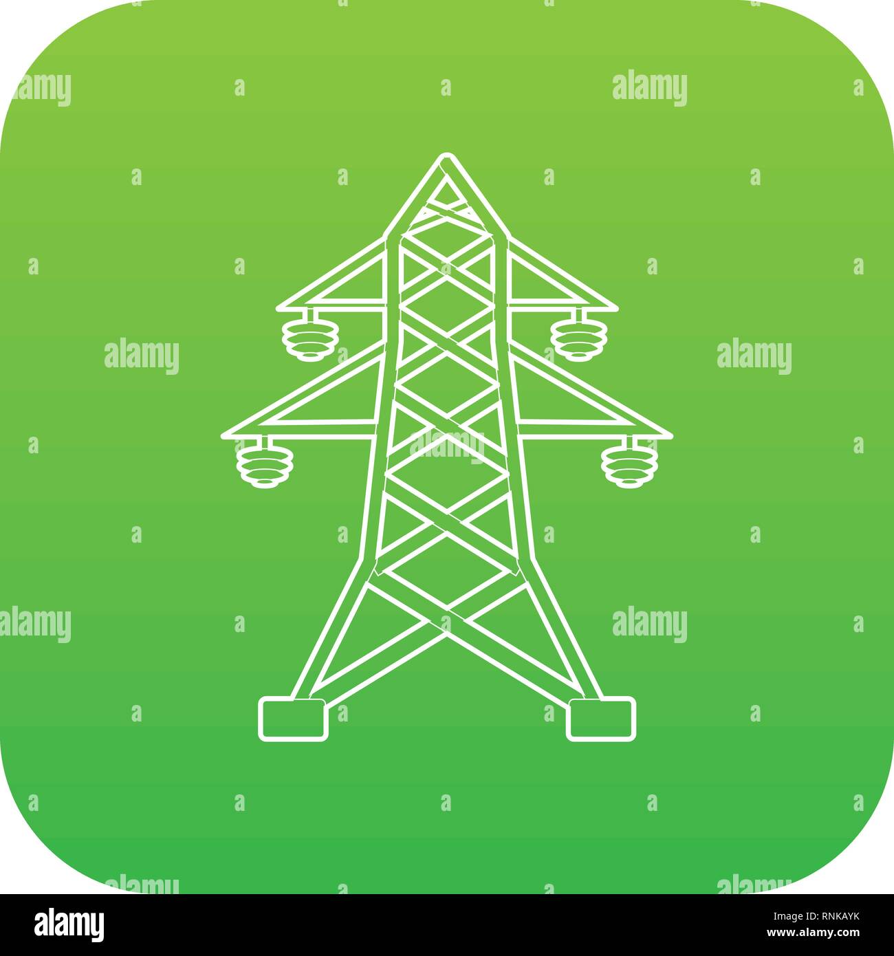 Transmission line power insulator Stock Vector Images - Alamy