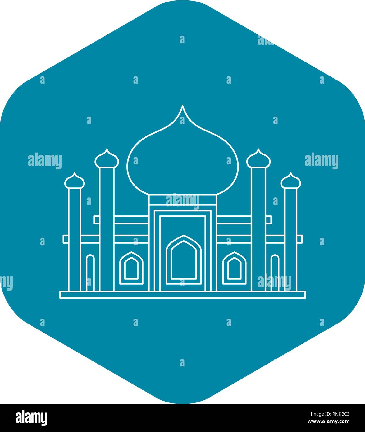Minaret ancient mosque in Stock Vector Images - Alamy