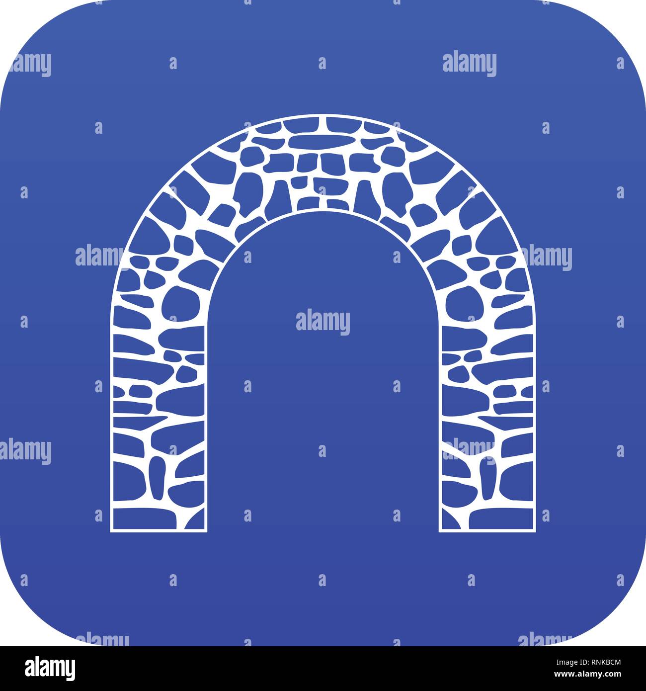 Arch icon digital blue Stock Vector Image & Art - Alamy