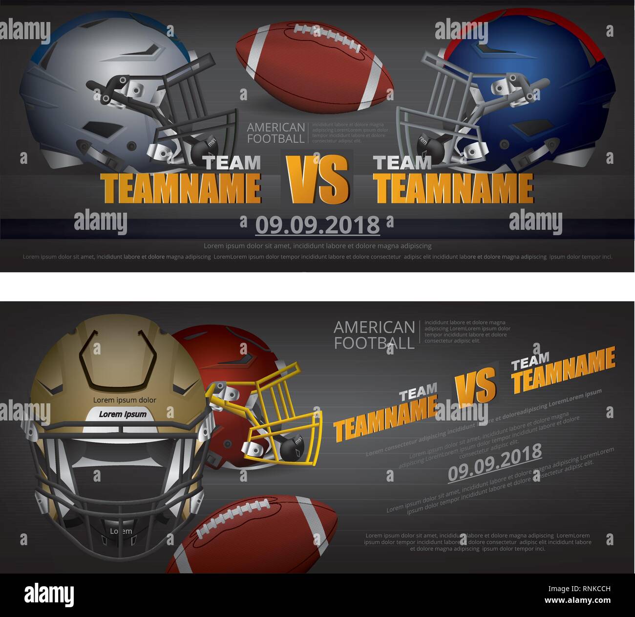 Rugby league game flyer design hi-res stock photography and images - Alamy