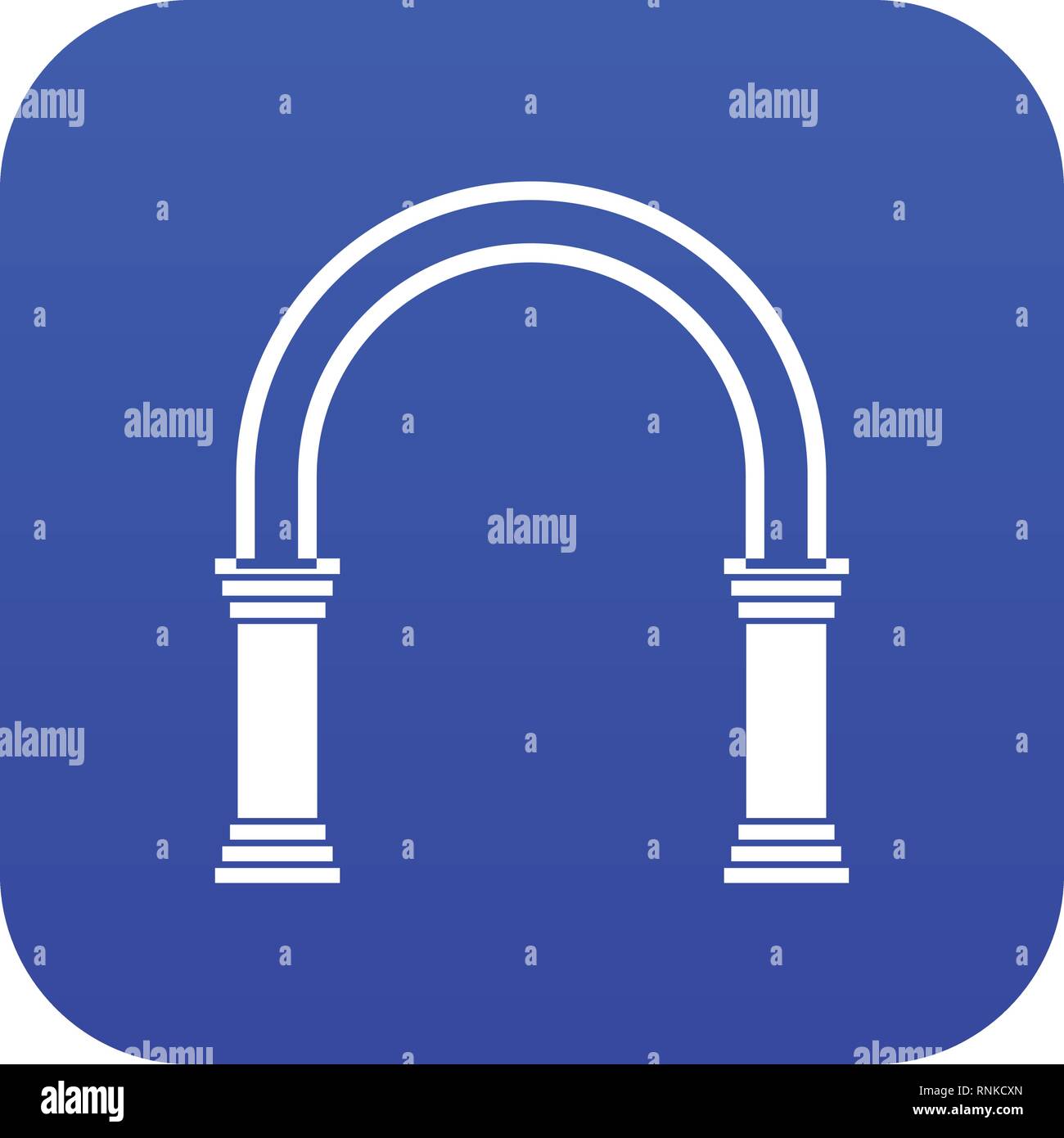 Arch icon digital blue Stock Vector Image & Art - Alamy