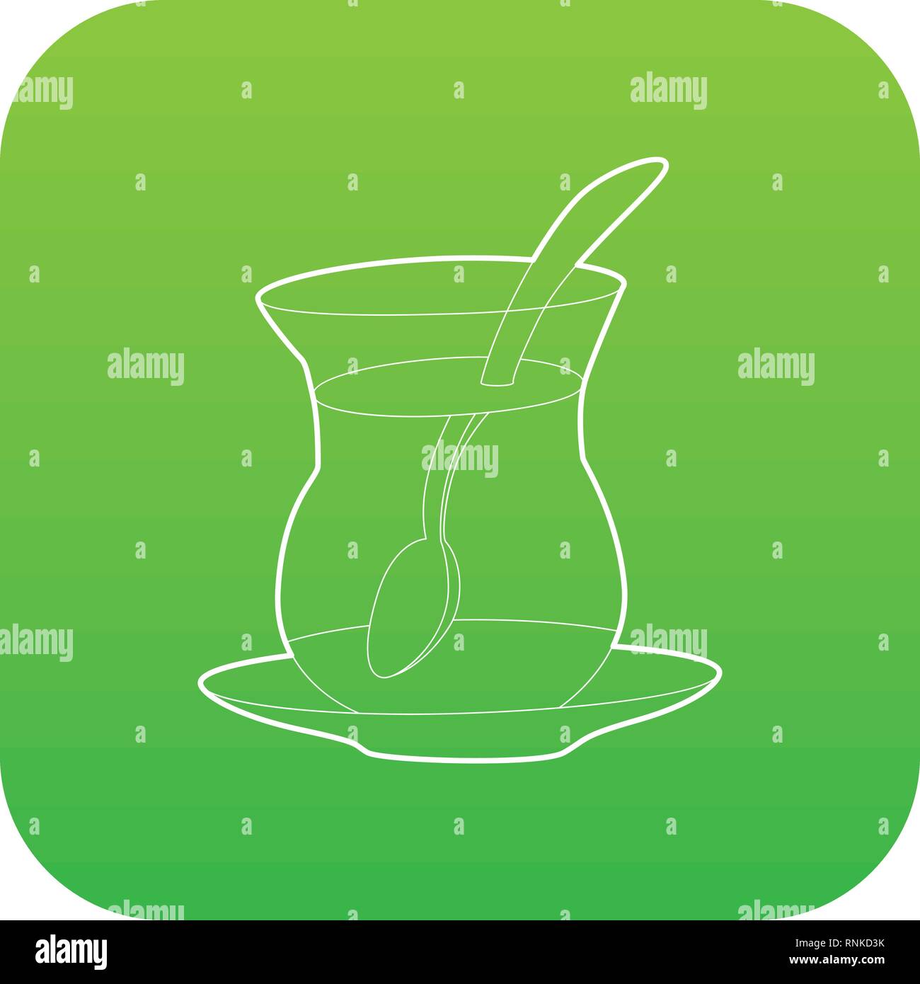 Cold tea icon green vector Stock Vector Image & Art - Alamy