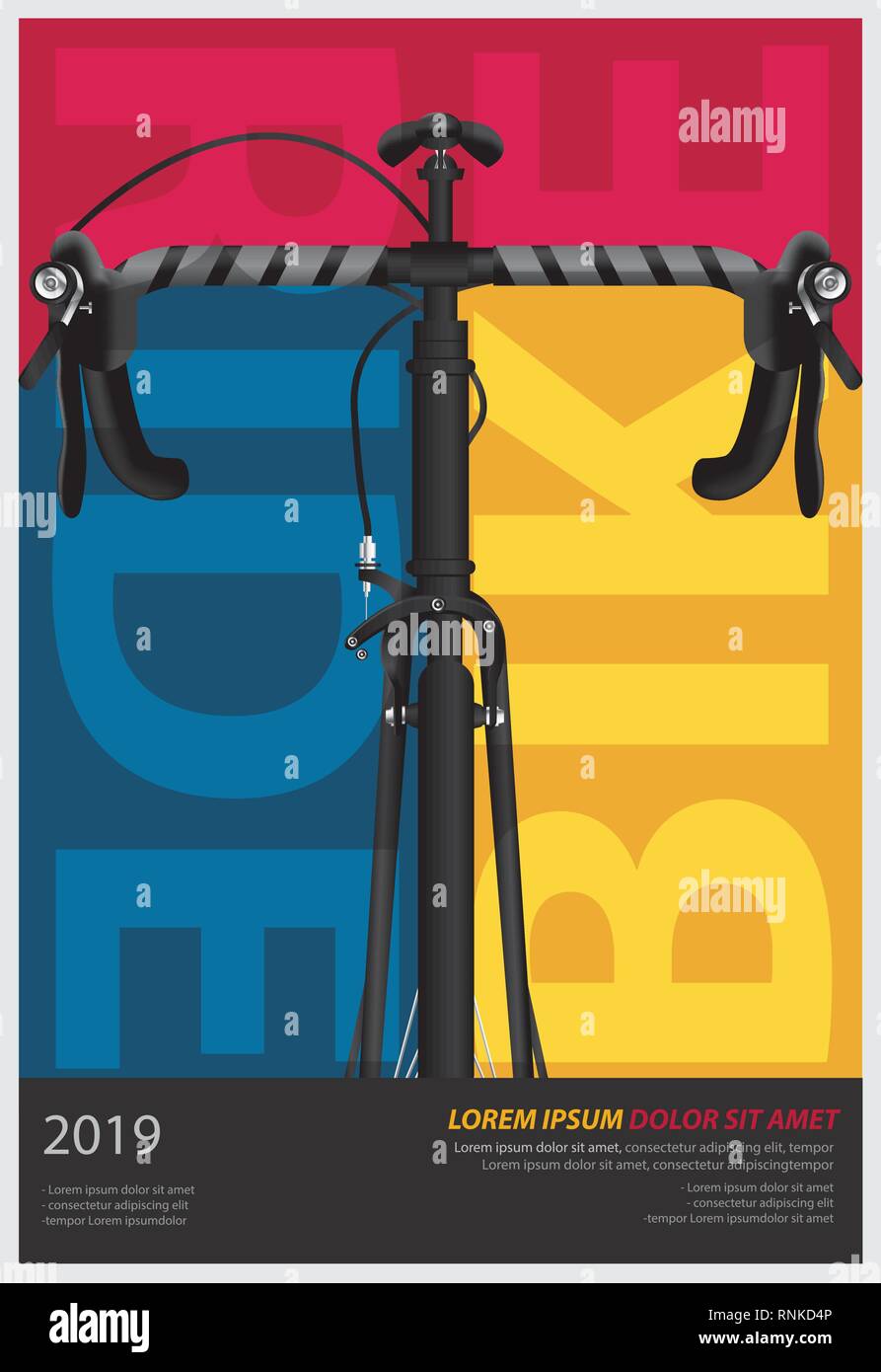 Cycling Poster Design Template Vector Illustration Stock Vector Image ...