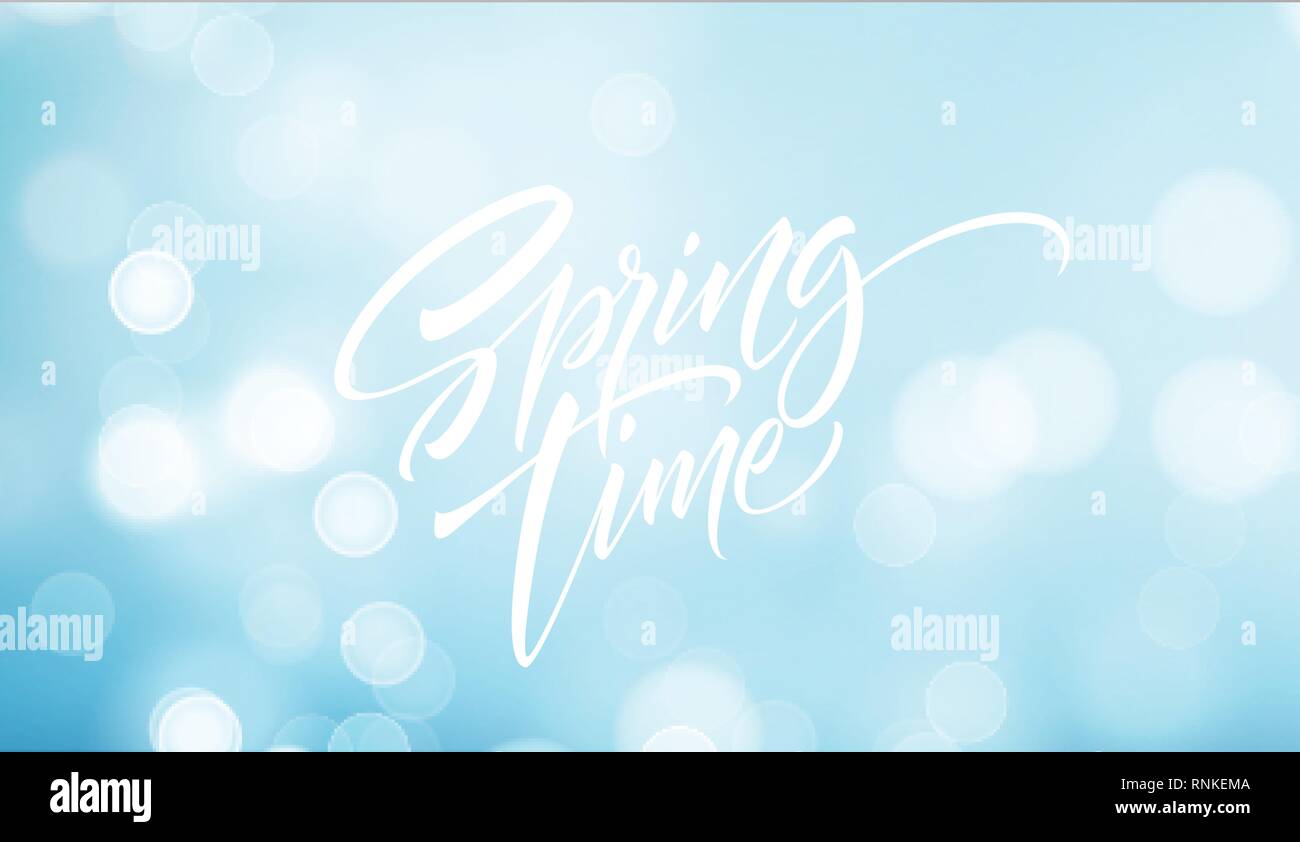 Beautiful blue white bokeh Stock Vector Images - Alamy