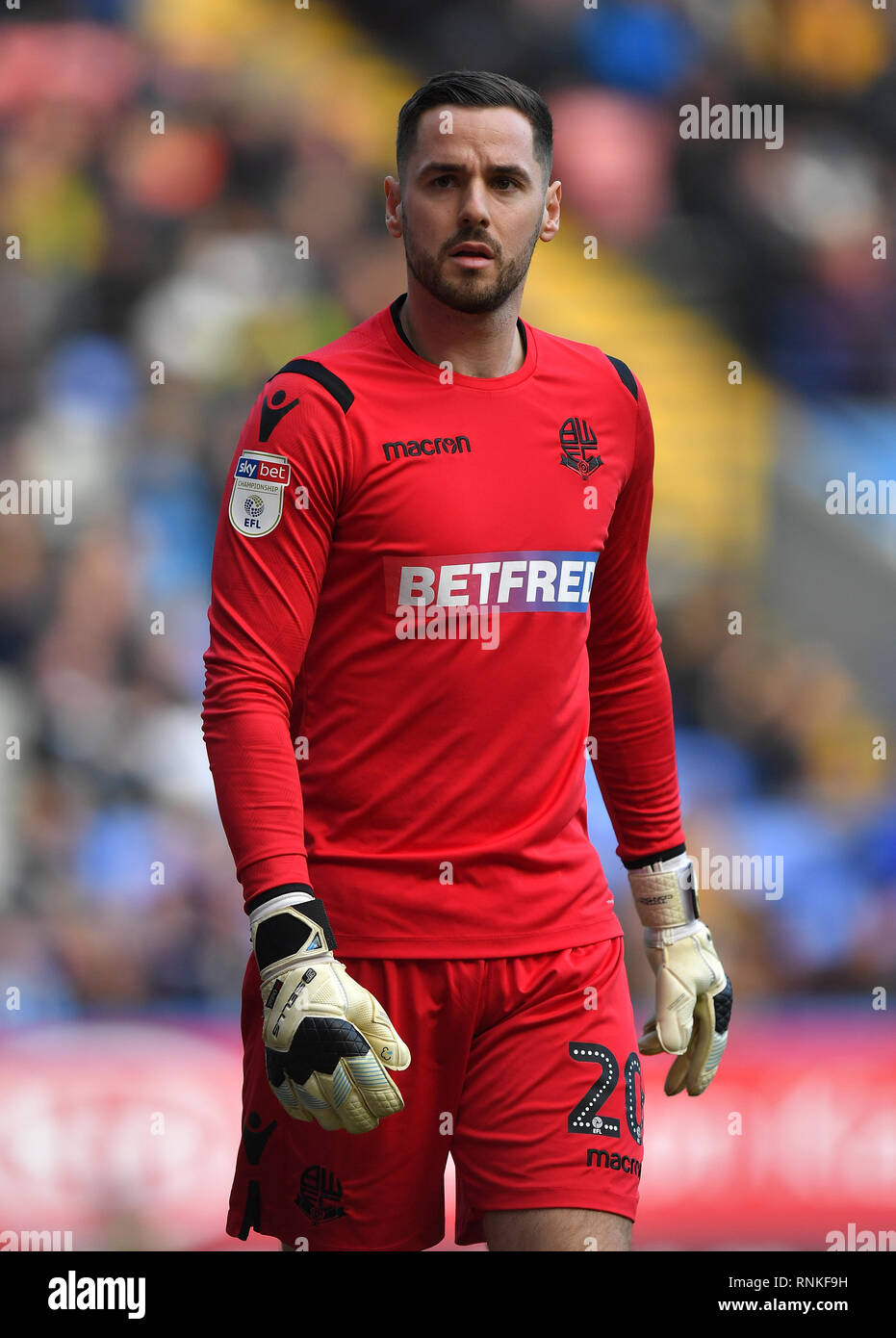 Bolton Wanderers goalkeeper Remi Matthews Stock Photo - Alamy