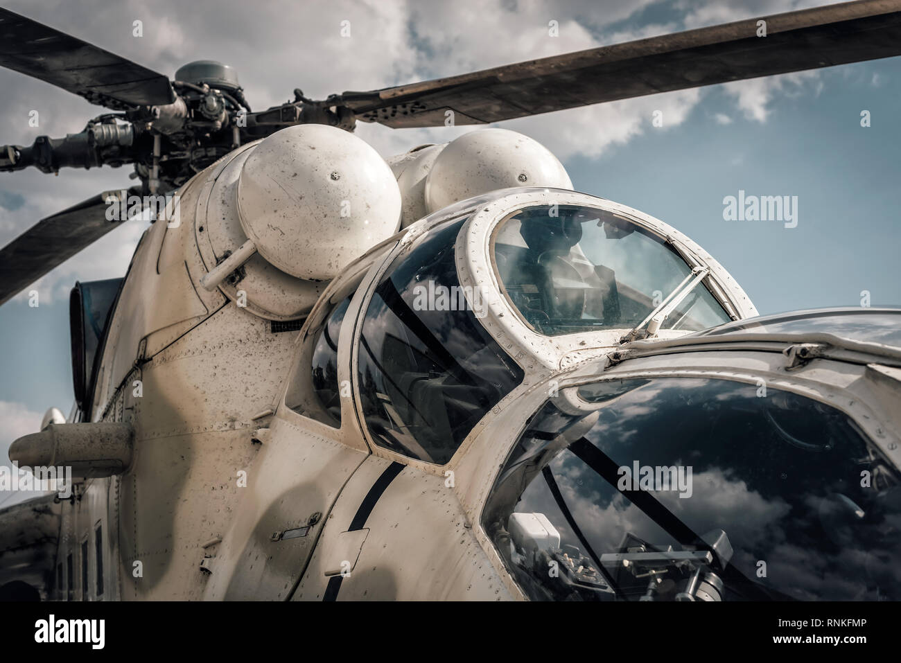 Military helicopter cabin close-up Stock Photo - Alamy