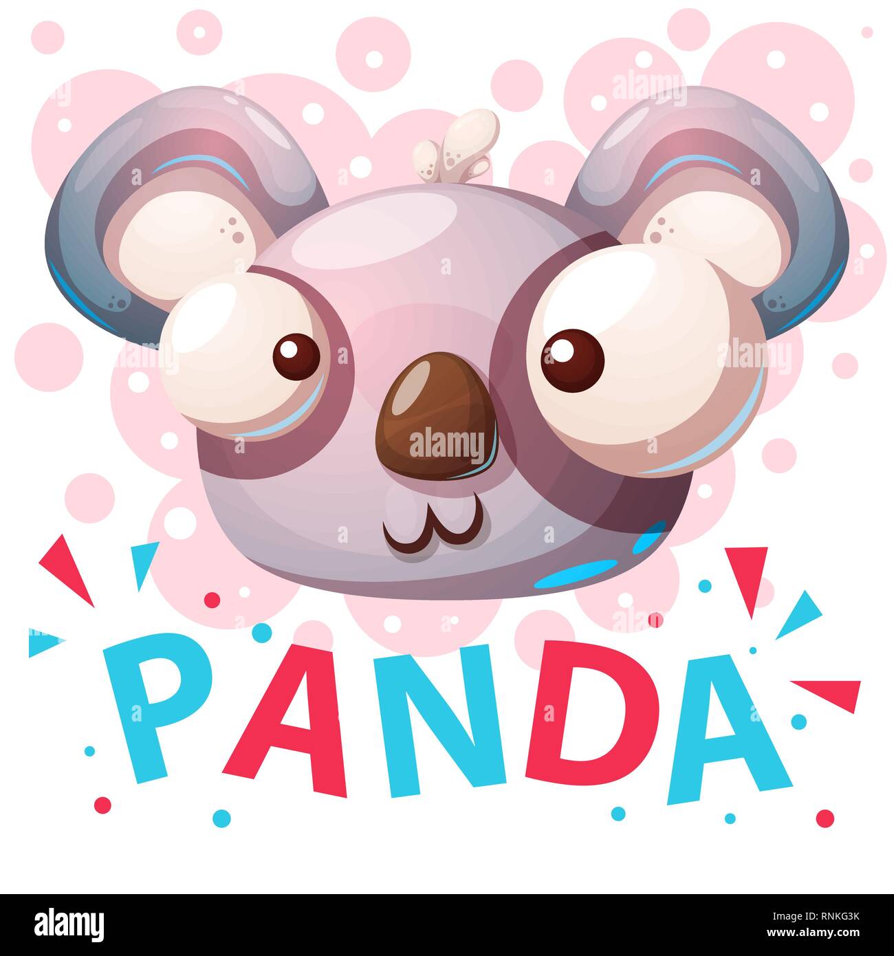 Cute panda characters - cartoon illustration Stock Vector Image & Art ...