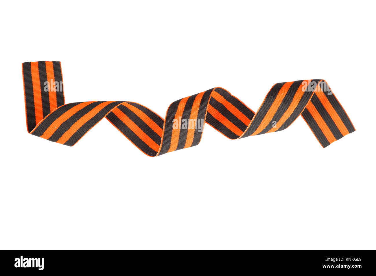 St. George Ribbon - symbol of russian military prowess isolated on a ...