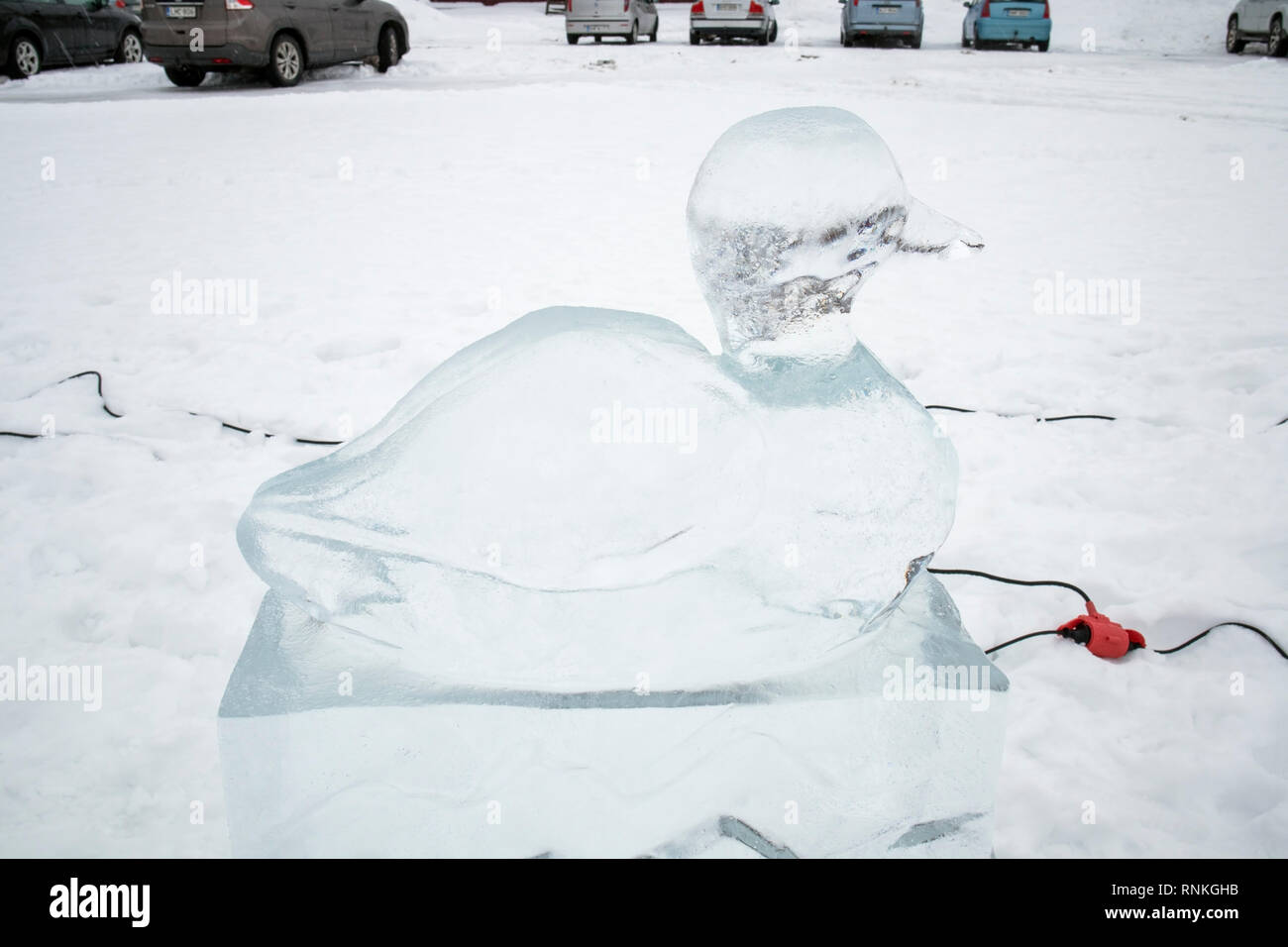 Ice sculpture bird hi-res stock photography and images - Alamy