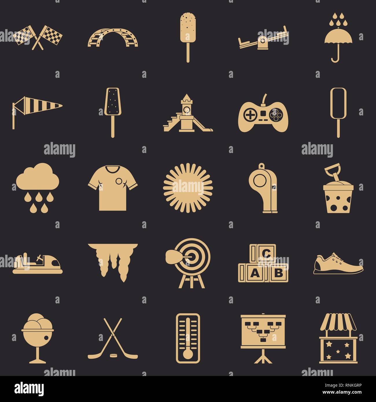 Children playground icons set, simple style Stock Vector Image & Art ... Children playground icons set, simple style Stock Vector Image & Art ...
