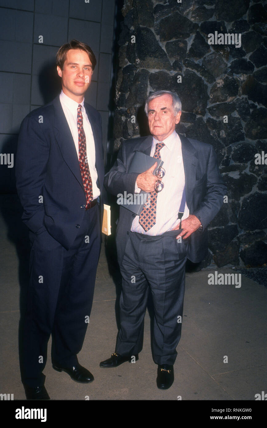 VAN NUYS, CA - JANUARY 10: Journalist Terry Moran and Writer/journalist ...