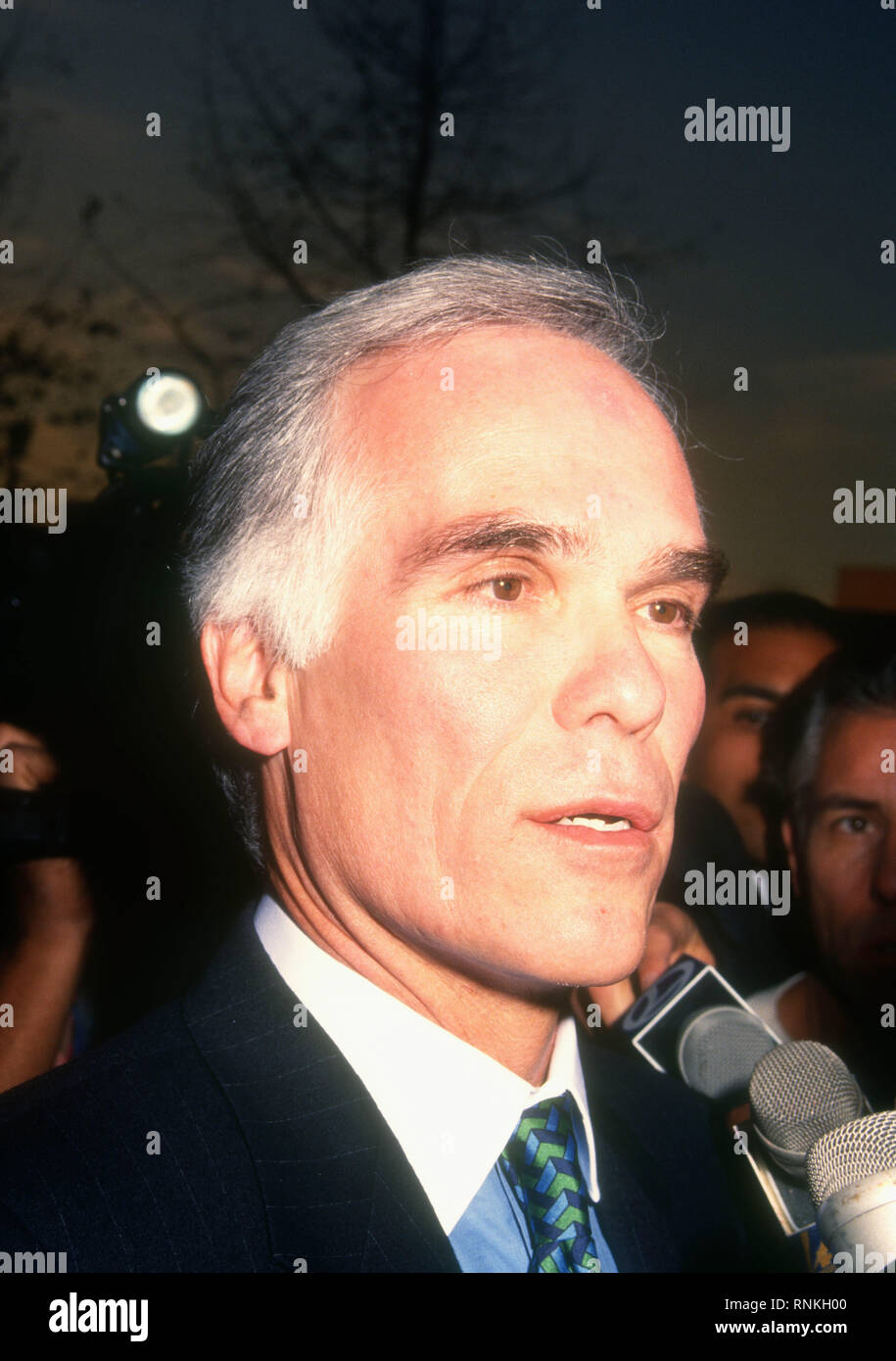 VAN NUYS, CA - JANUARY 10: Los Angeles District Attorney Gil Garcetti ...