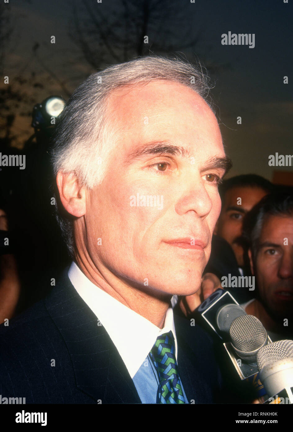 VAN NUYS, CA - JANUARY 10: Los Angeles District Attorney Gil Garcetti ...
