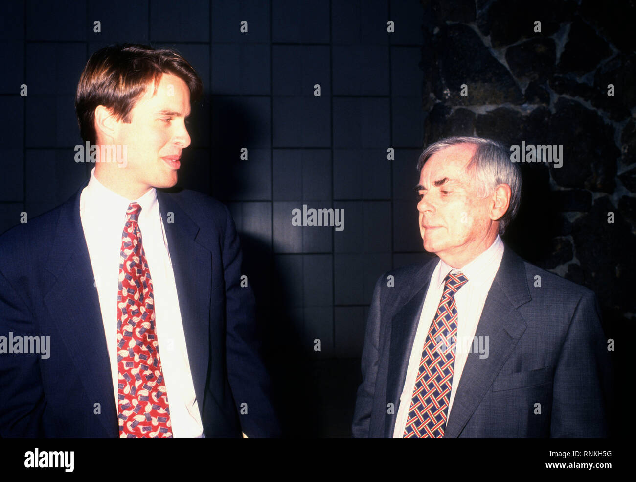 VAN NUYS, CA - JANUARY 10: Journalist Terry Moran and Writer/journalist ...