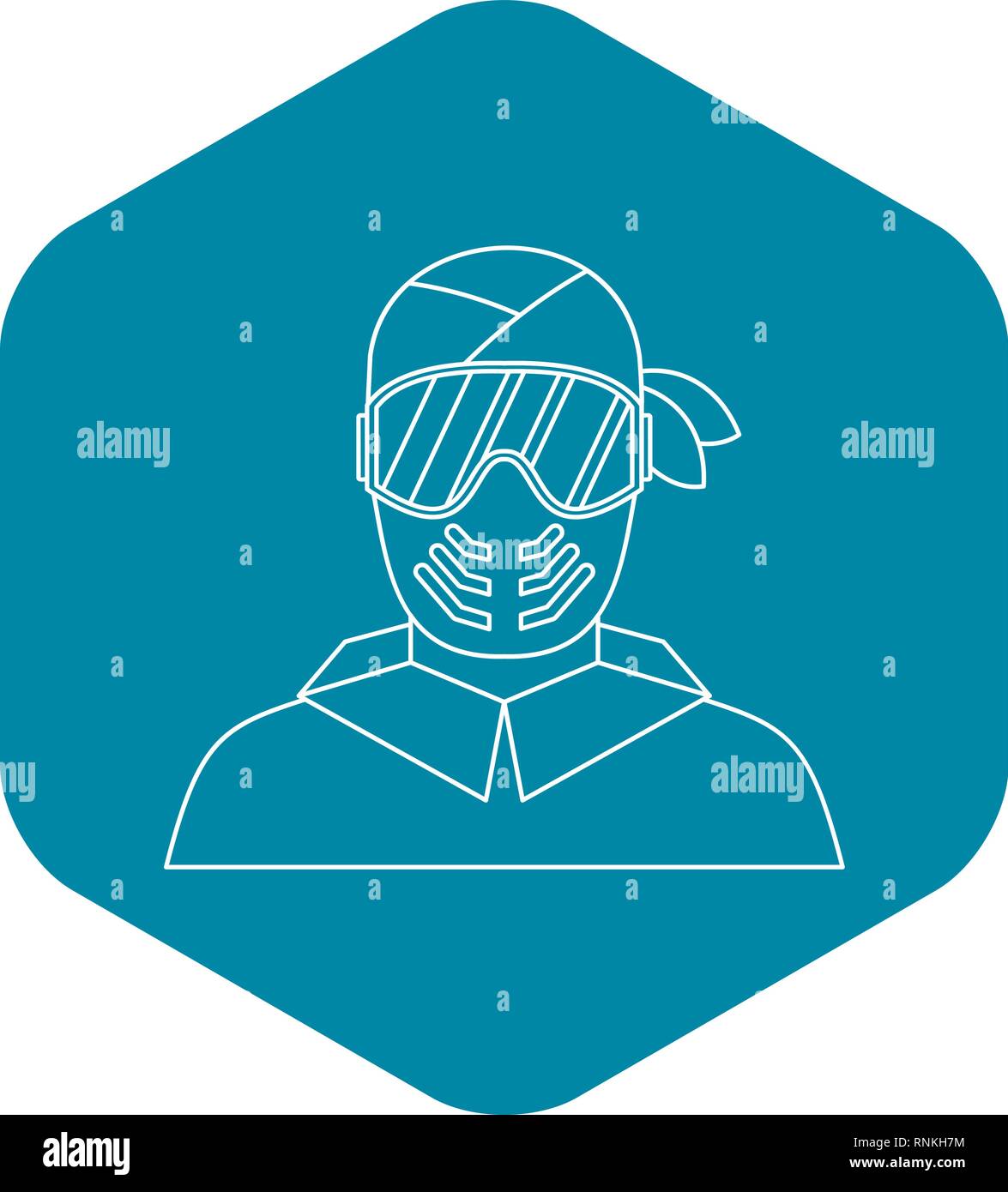 Paintball team game outline hi-res stock photography and images - Alamy