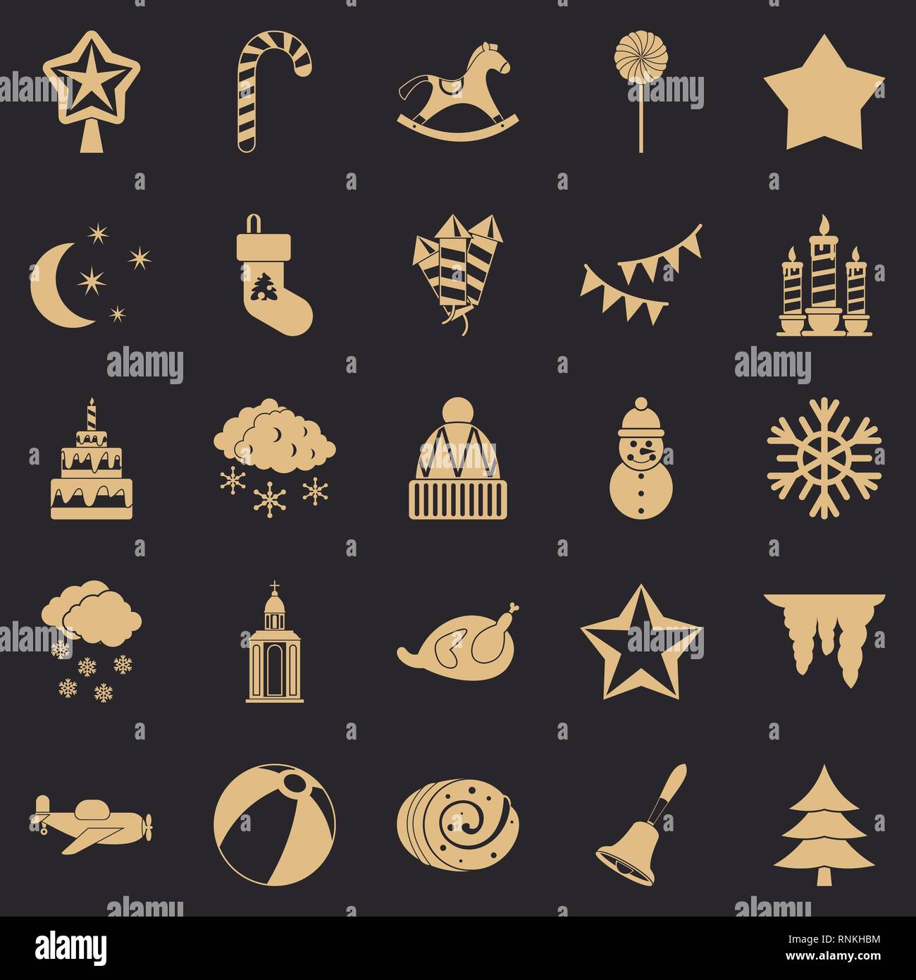 Cult icons set, simple style Stock Vector Image & Art - Alamy