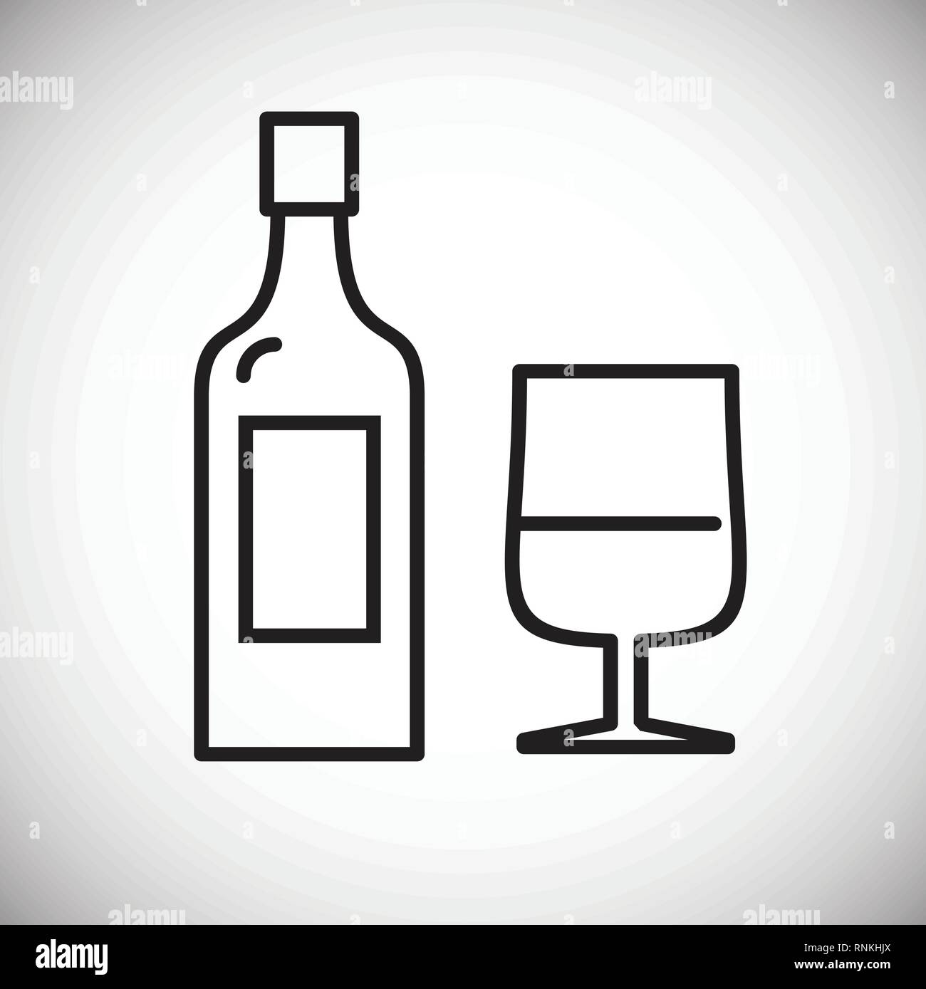 Fizzy drink icon on white background for graphic and web design, Modern ...