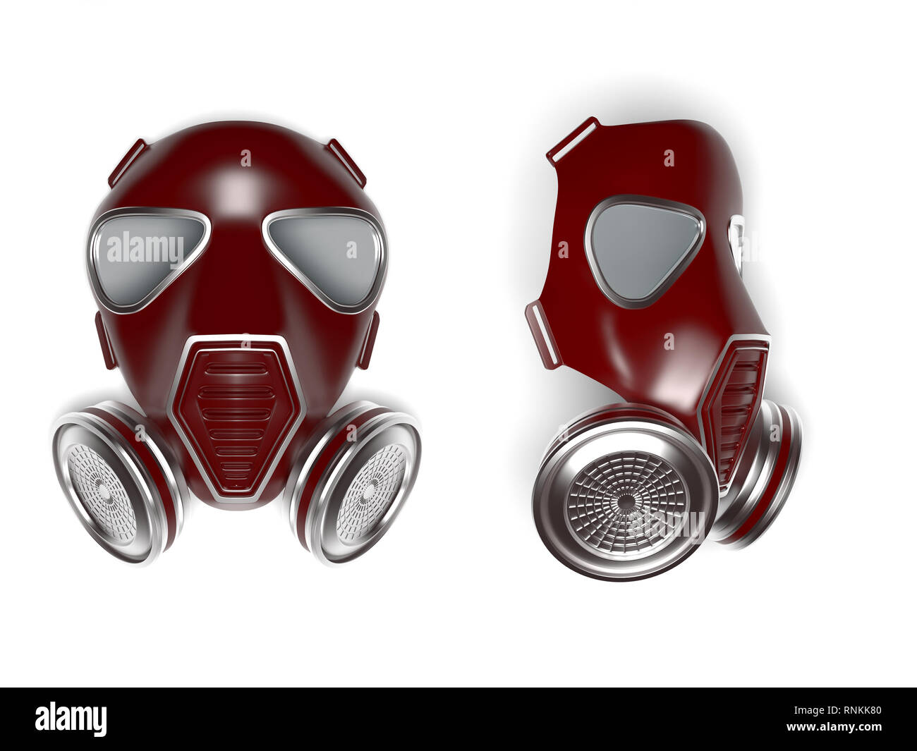 Gas Mask Vector Side View
