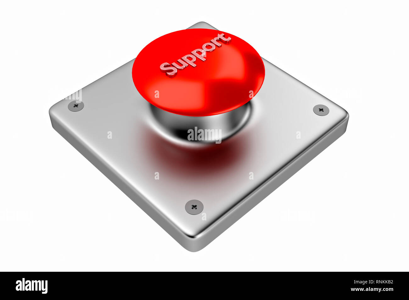 Technology support button hi-res stock photography and images - Alamy