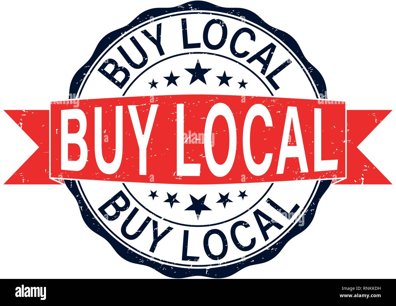 Buy local sign square hi-res stock photography and images - Alamy