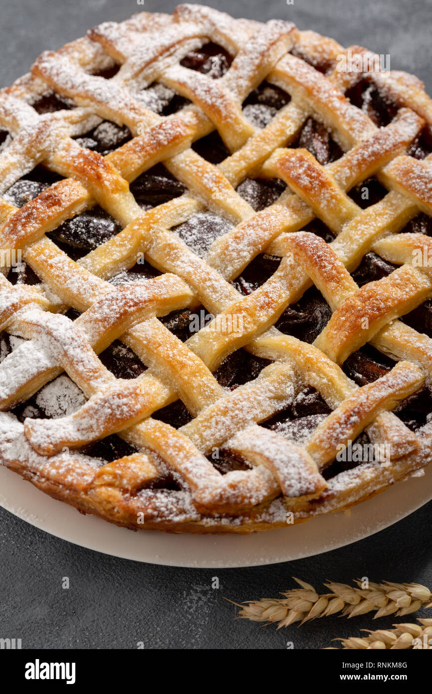 Homemade fruits pie Stock Photo - Alamy