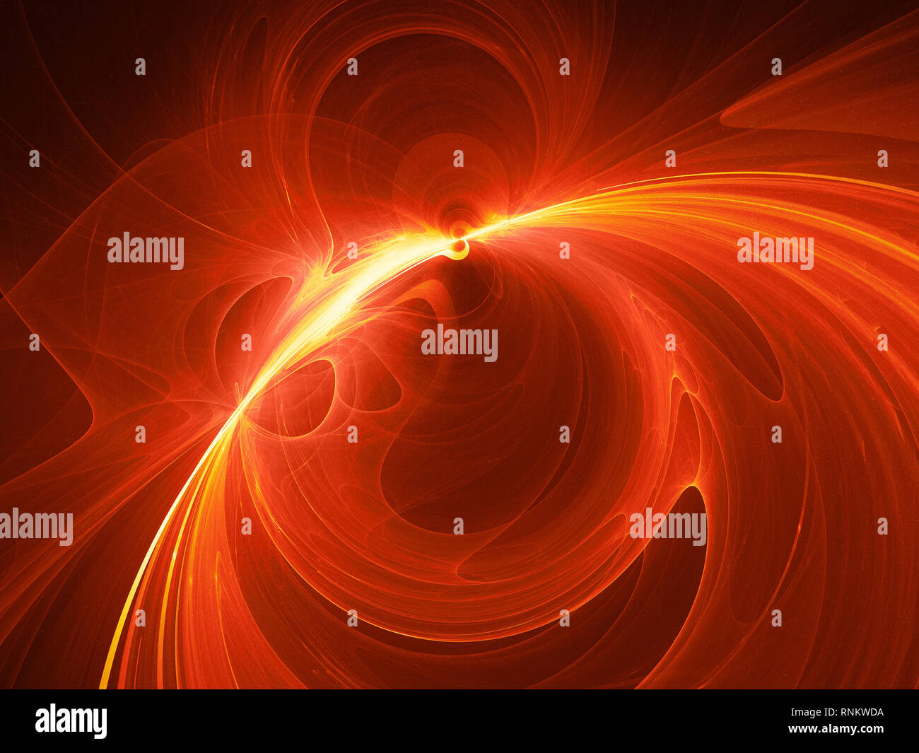 Fiery glowing plasma force field, computer generated abstract background, 3D rendering Stock ...