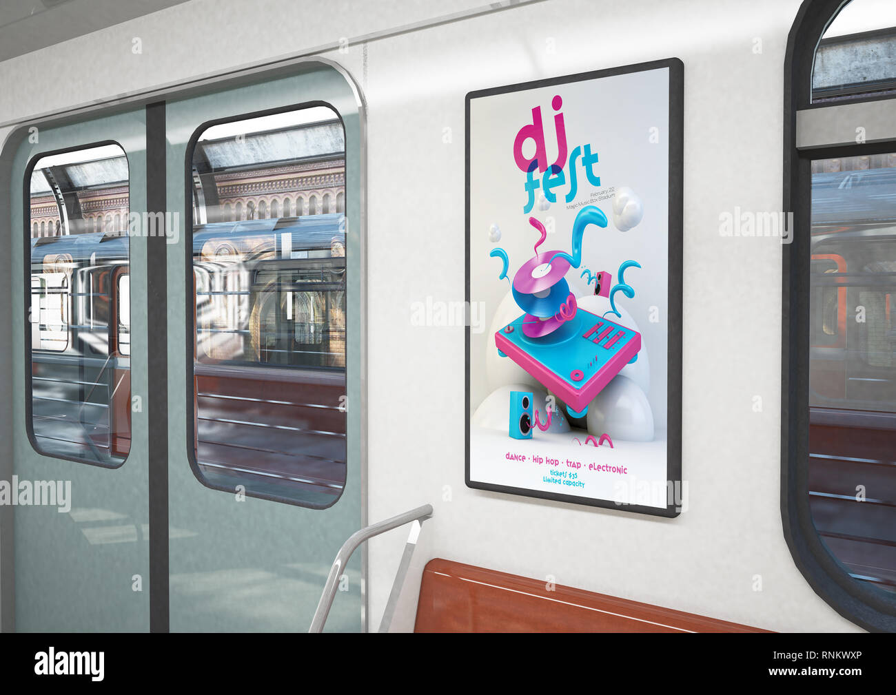 Dj poster hi-res stock photography and images - Alamy