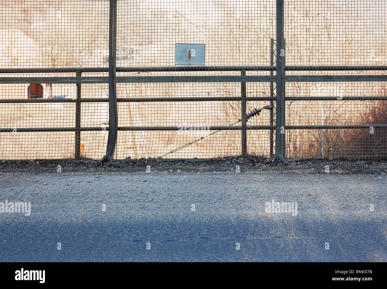 Danger electric shock risk sign hi-res stock photography and images - Alamy