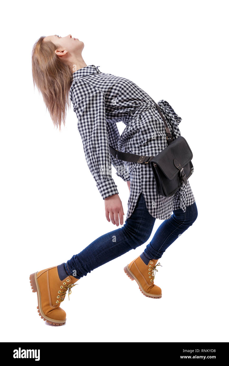 Ballerina dancing back view isolated hi-res stock photography and ...