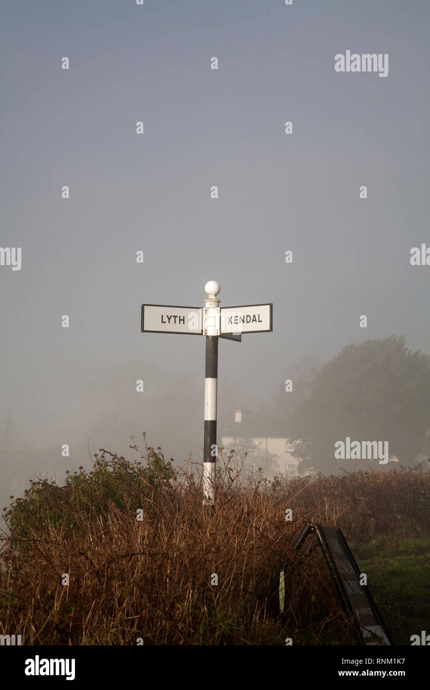 Windermere road sign hi-res stock photography and images - Alamy