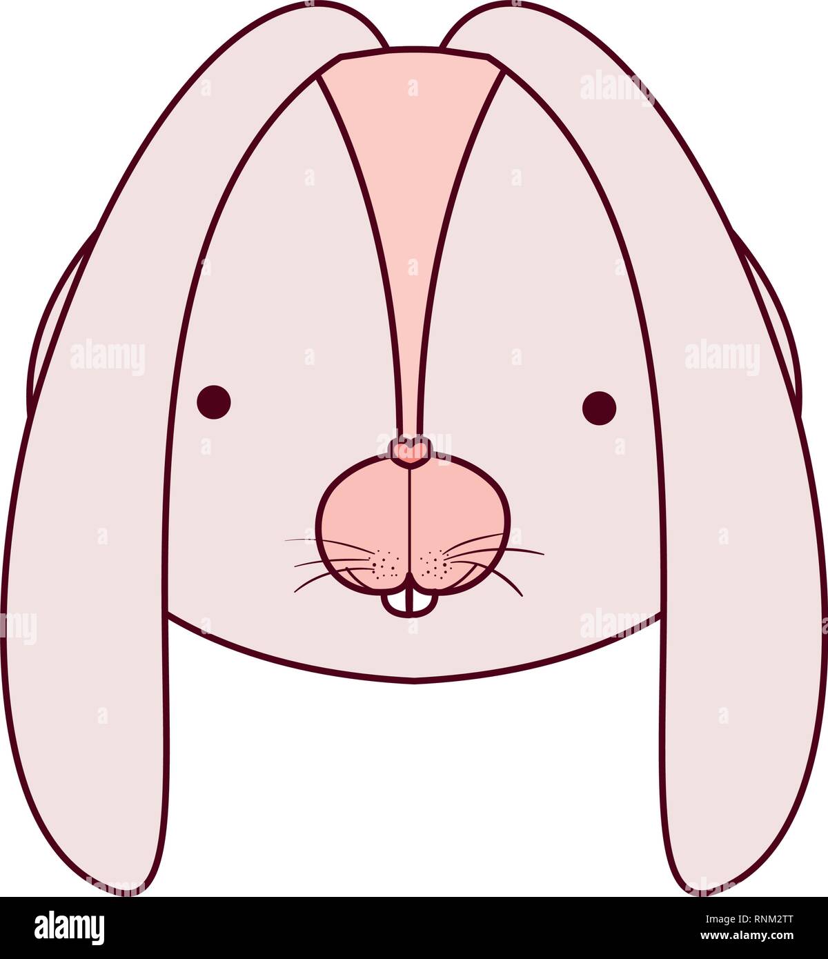 rabbit head isolated icon Stock Vector Image & Art - Alamy