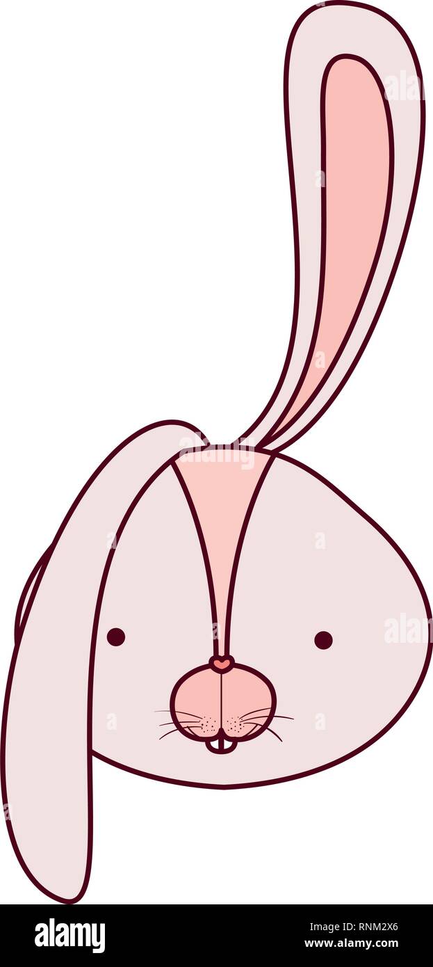 Rabbits head Cut Out Stock Images & Pictures - Alamy