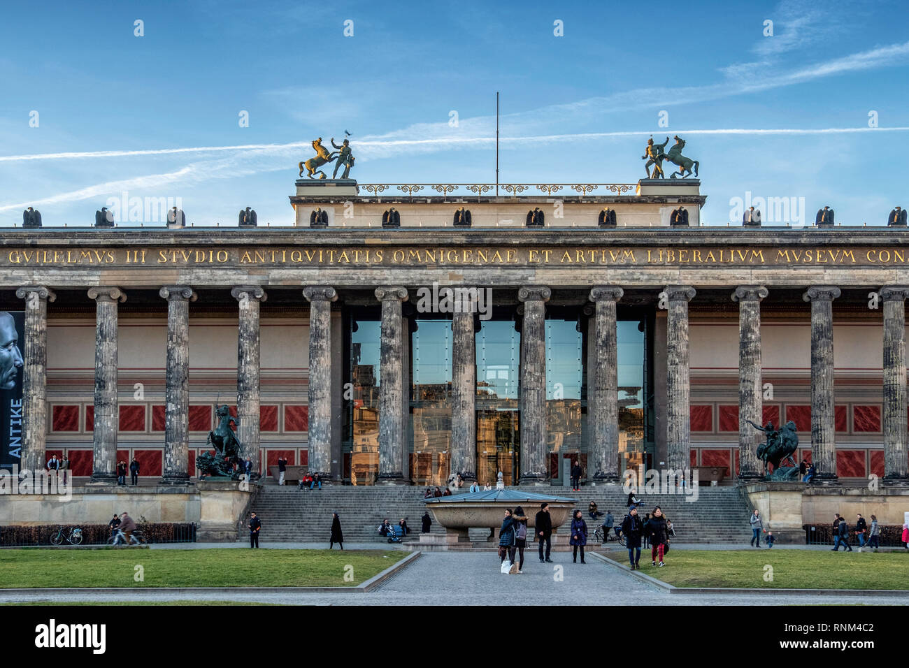 Berlin. Mitte. Altes Museum on Museum Island. Historic Building with ...