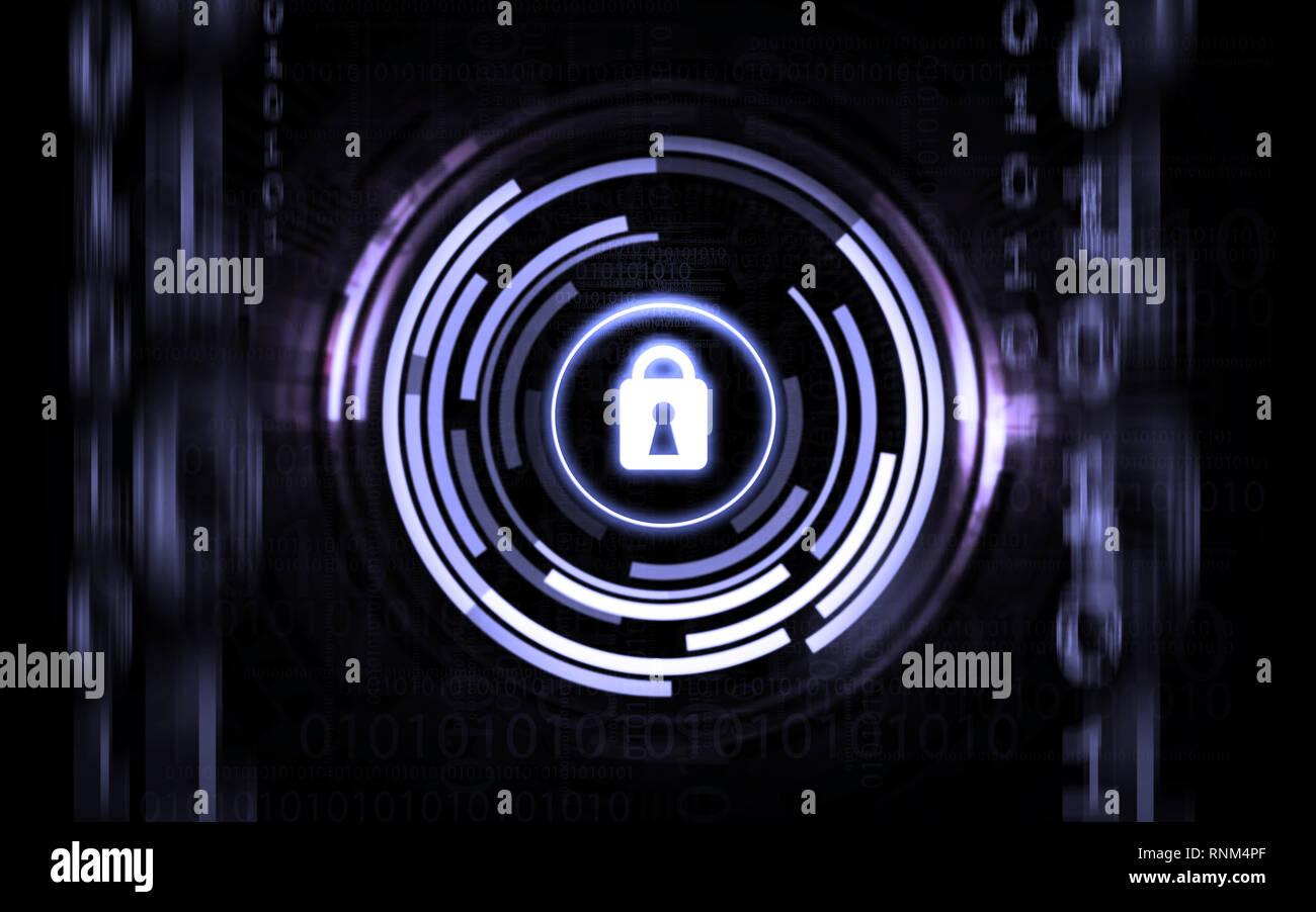 Abstract technology protection system background Stock Photo - Alamy